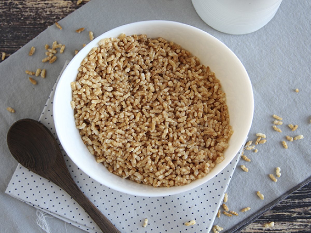 Receta de cómo hacer arroz inflado