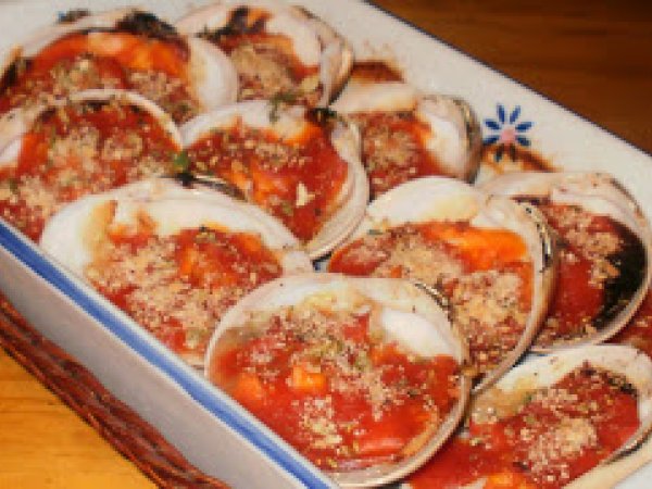 Receta de conchas finas al horno