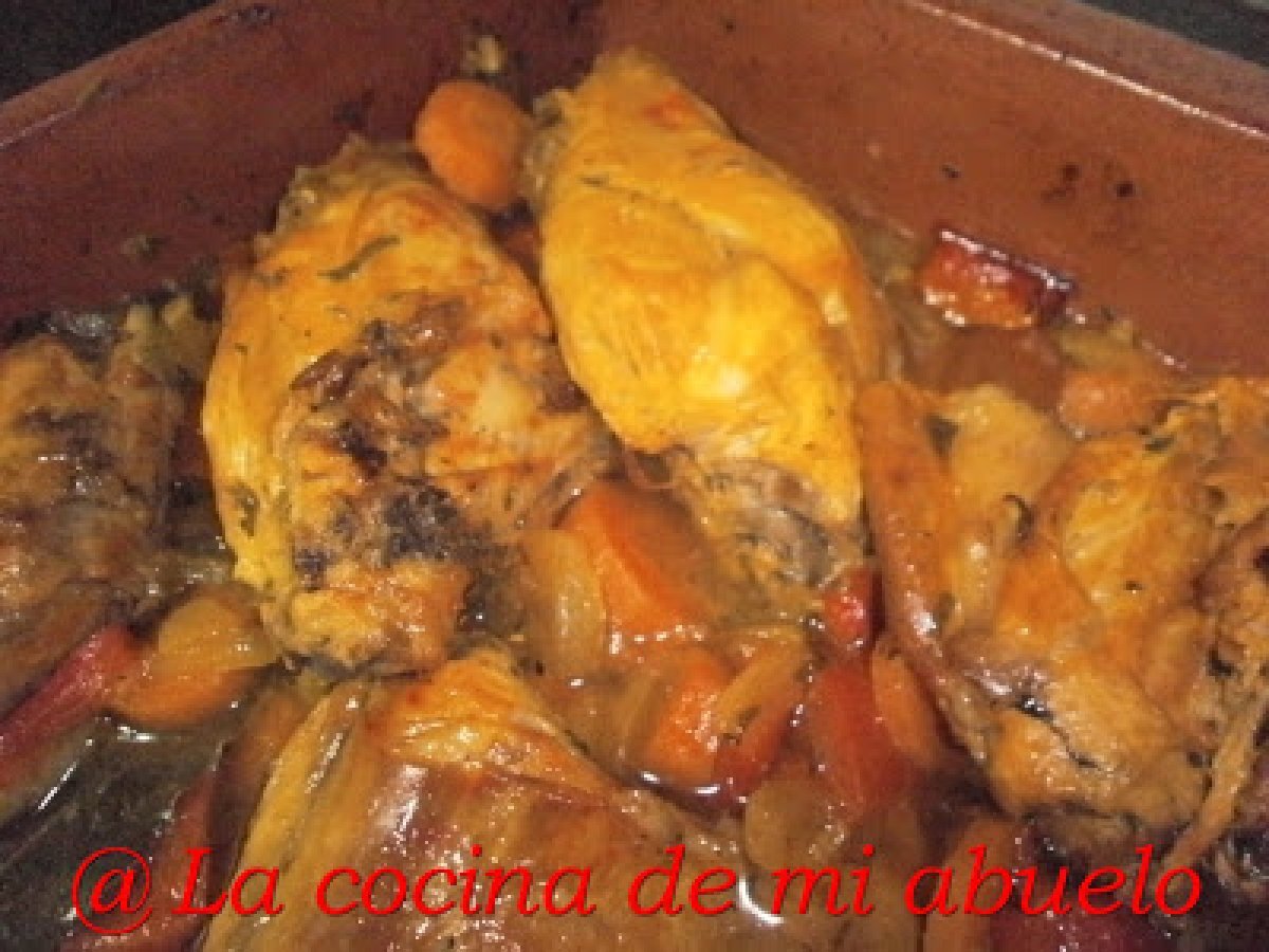 Receta de conejo al horno