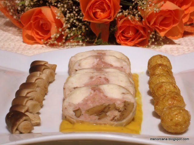 Conejo relleno menorquin - Receta Petitchef