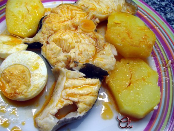 Receta de congrio a la gallega