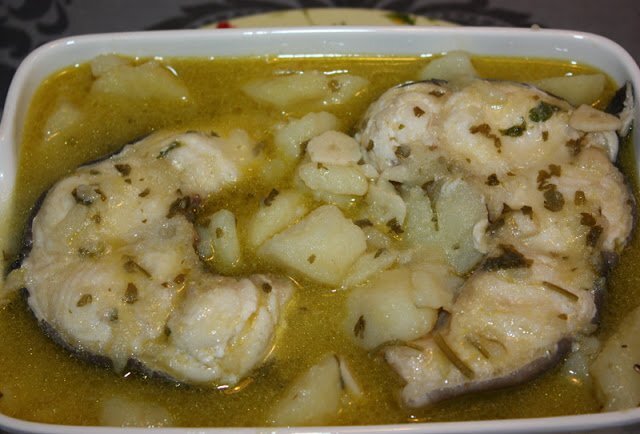Receta de congrio con patatas
