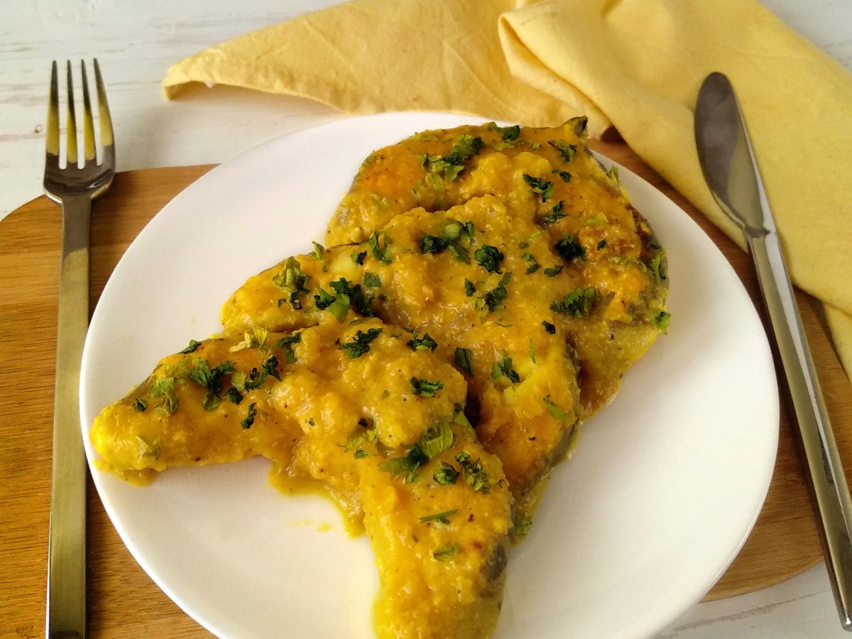 Receta de congrio con salsa fácil y deliciosa