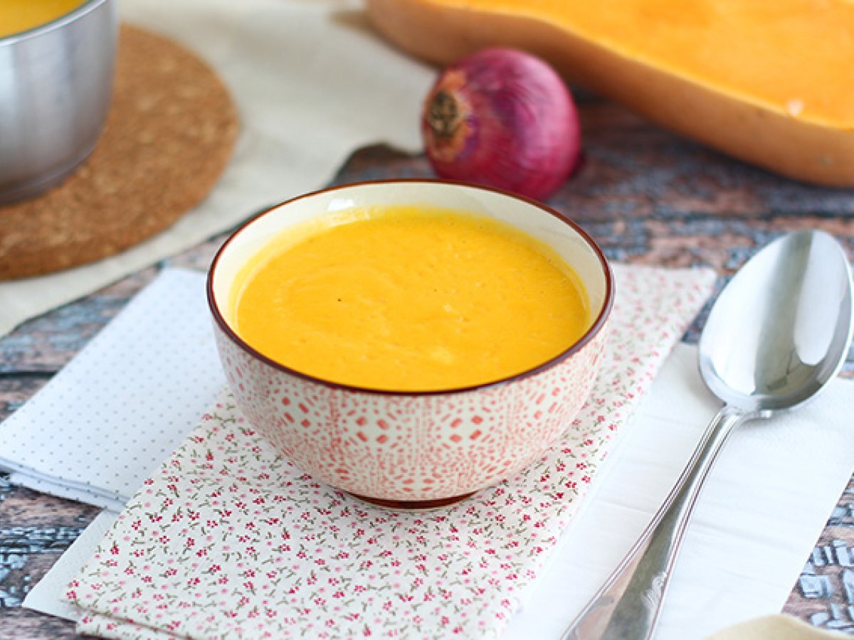 Receta de crema de calabaza butternut deliciosa