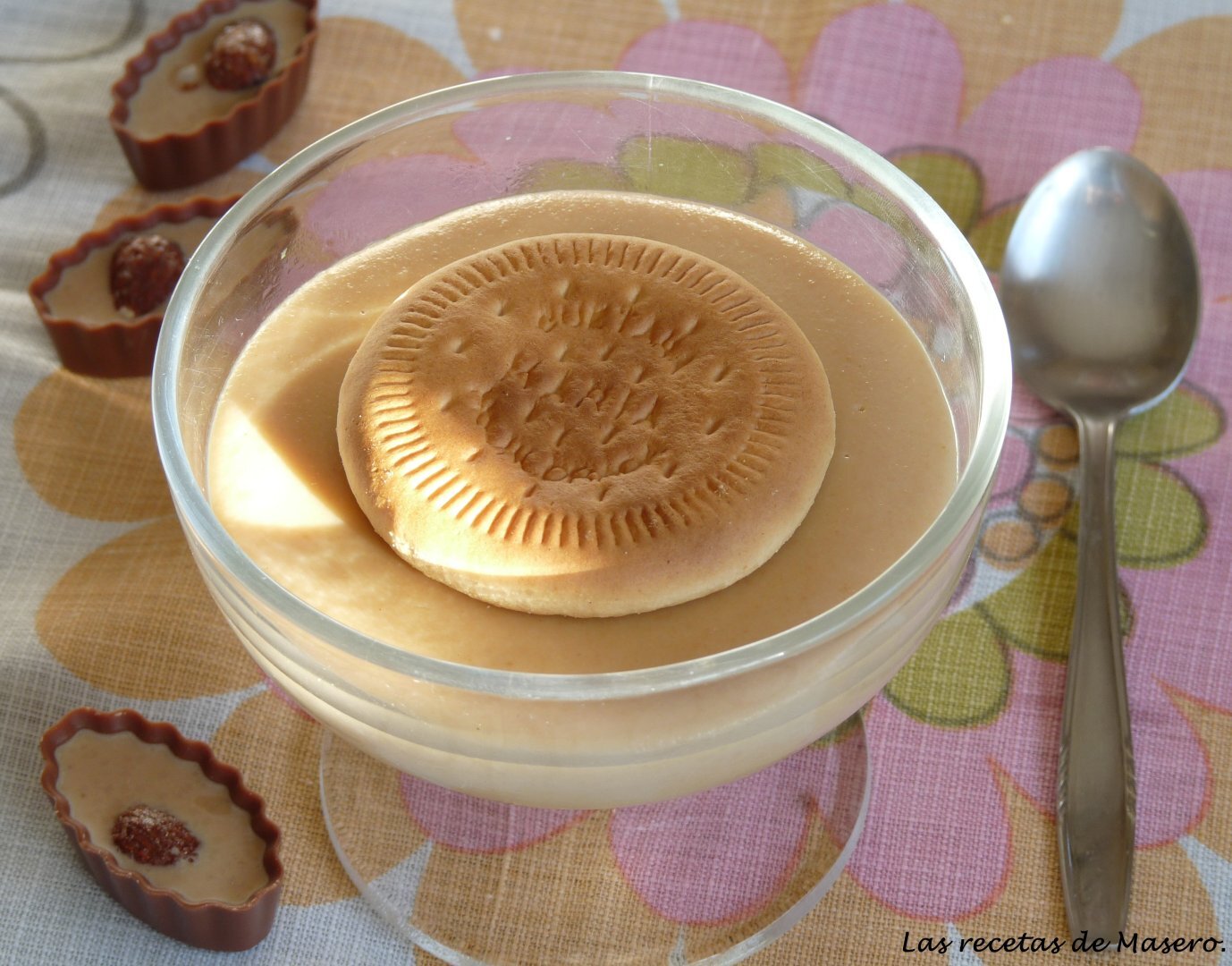 Receta de crema de galletas maría y caramelo fácil