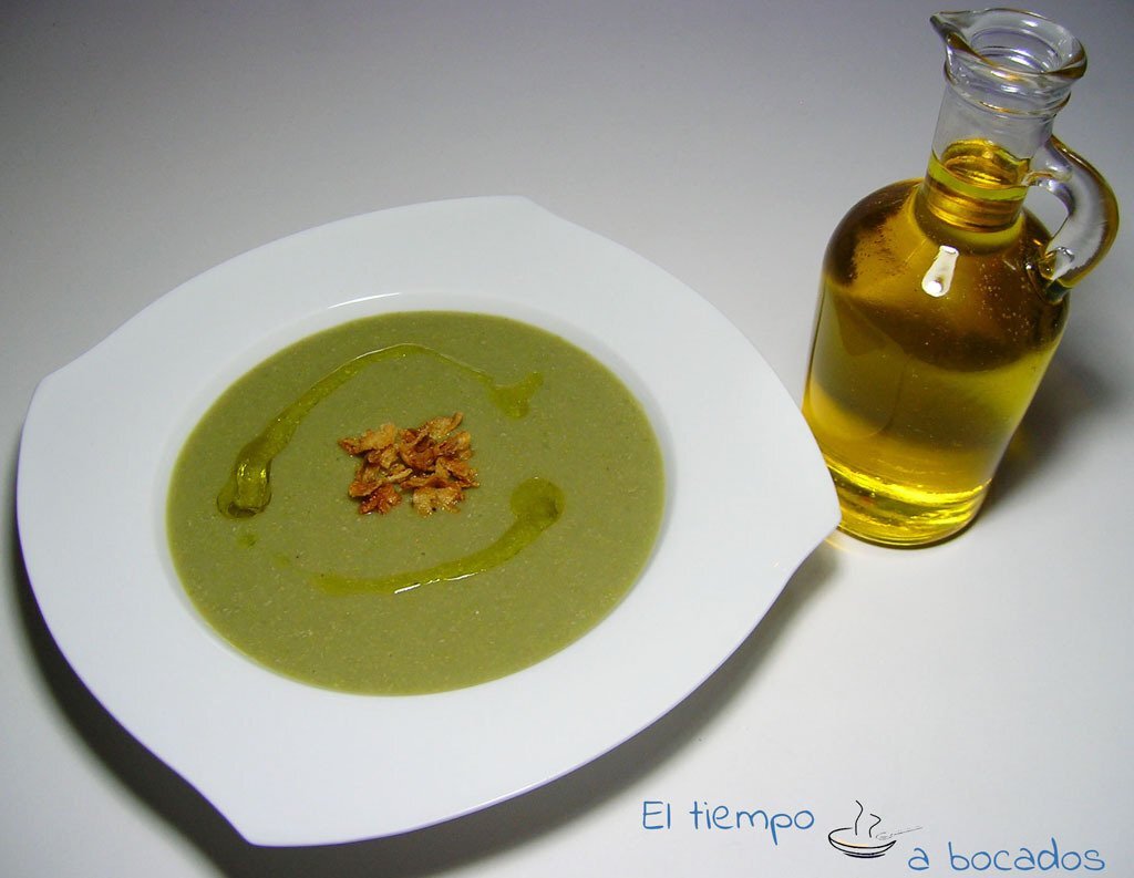 Receta de crema de habas crujiente fácil y deliciosa