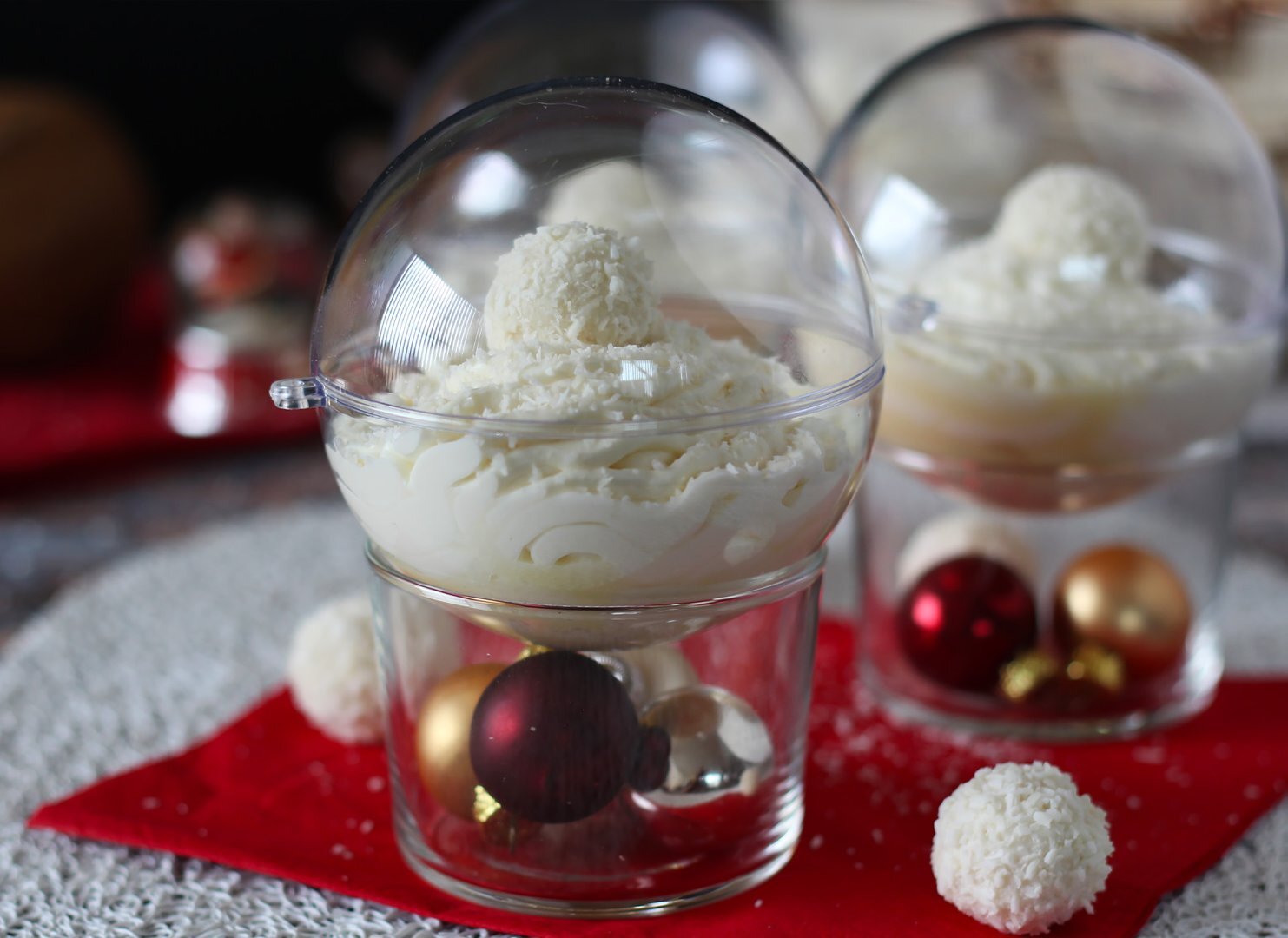 Receta de crema raffaello en vasitos, postre sin hornear