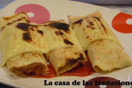 Receta de crepes de pollo fáciles y rápidas