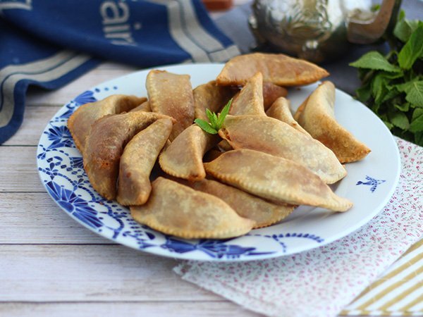 Receta de cuernos de gacela, pastelería oriental