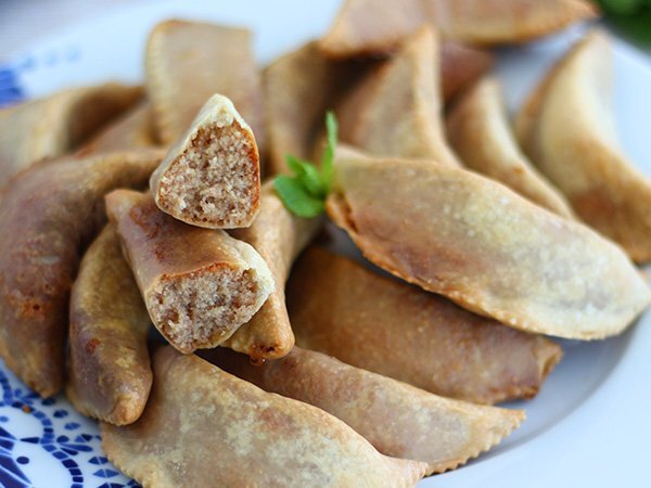 Receta de cuernos de gacela, pastelería oriental