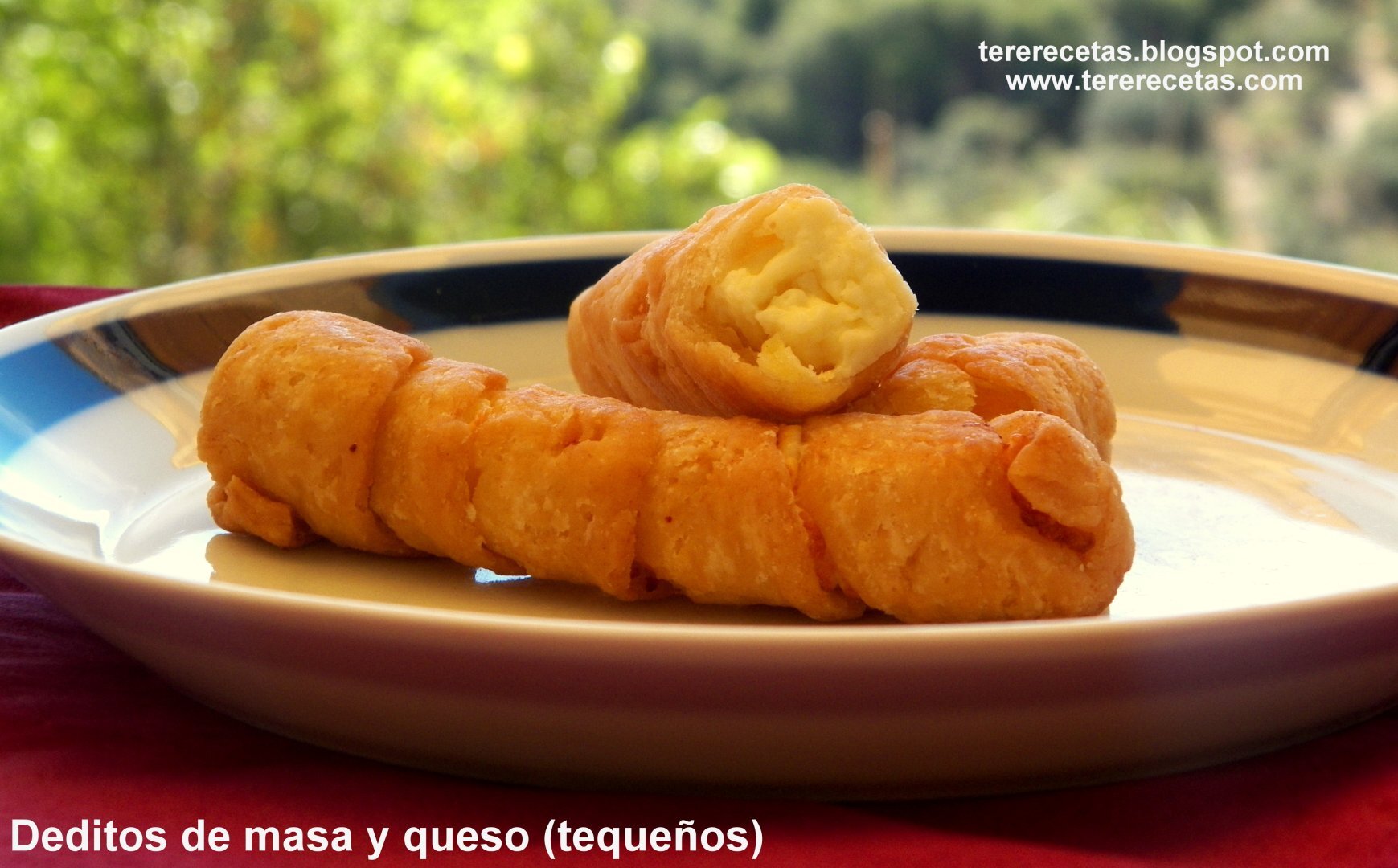 Receta de deditos de masa y queso (tequeños) fáciles