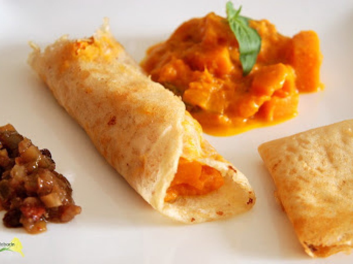 Dosas sin gluten de calabaza - Receta Petitchef
