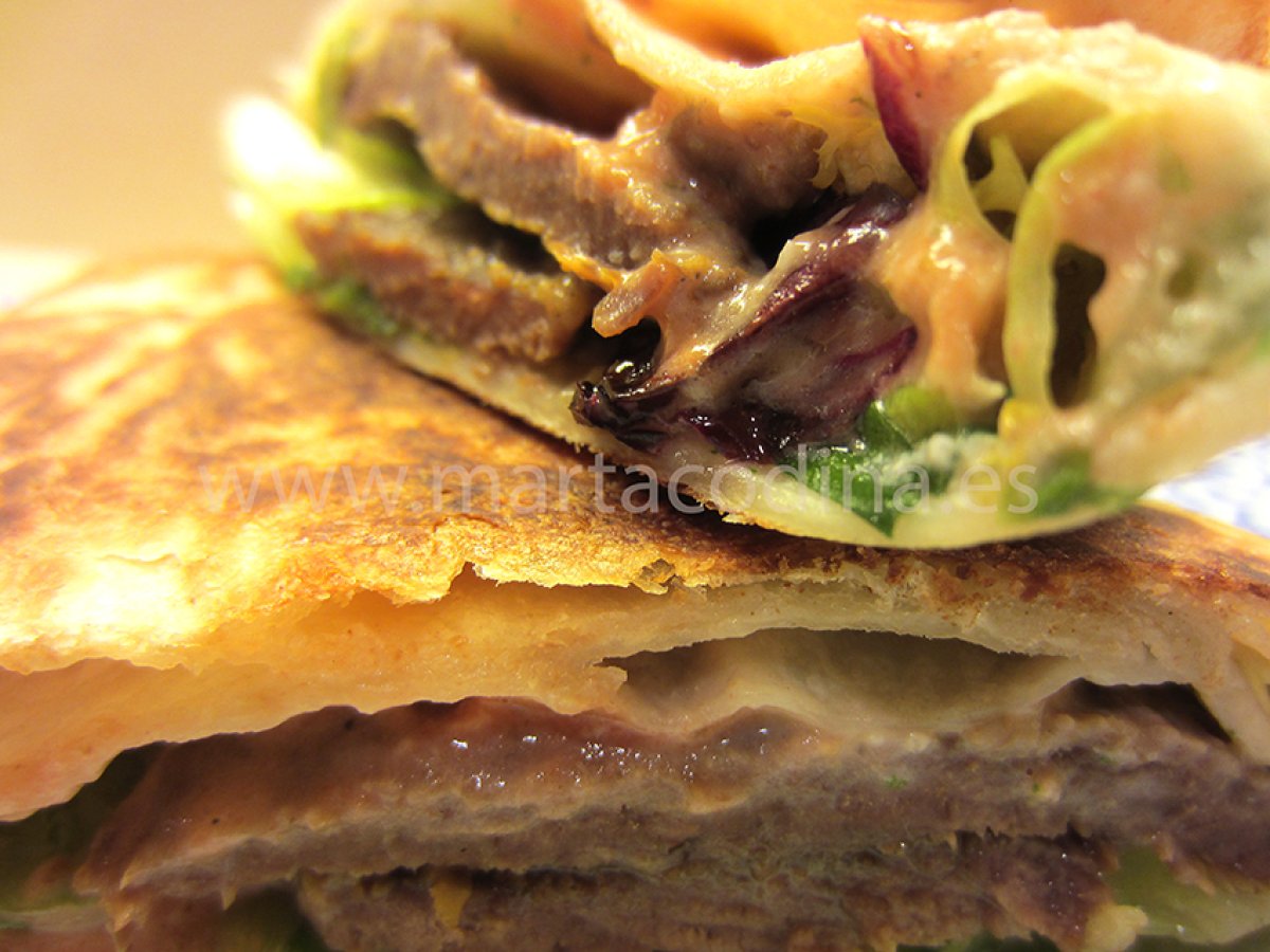 Dürüm de ternera - Receta Petitchef