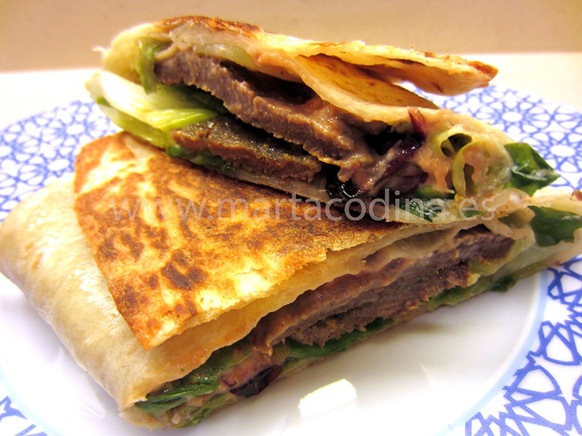 Dürüm de ternera - Receta Petitchef