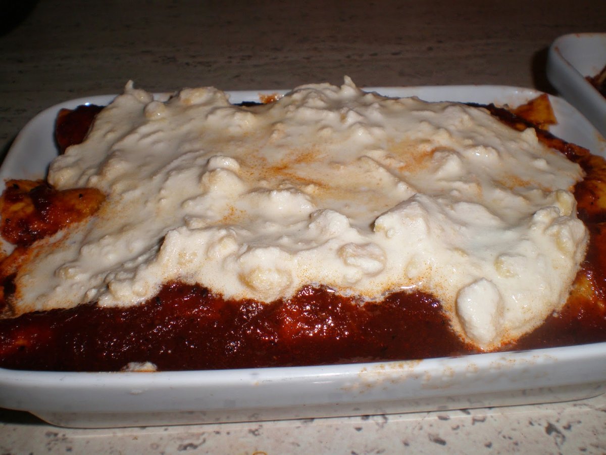 Receta de enchiladas rojas de pollo