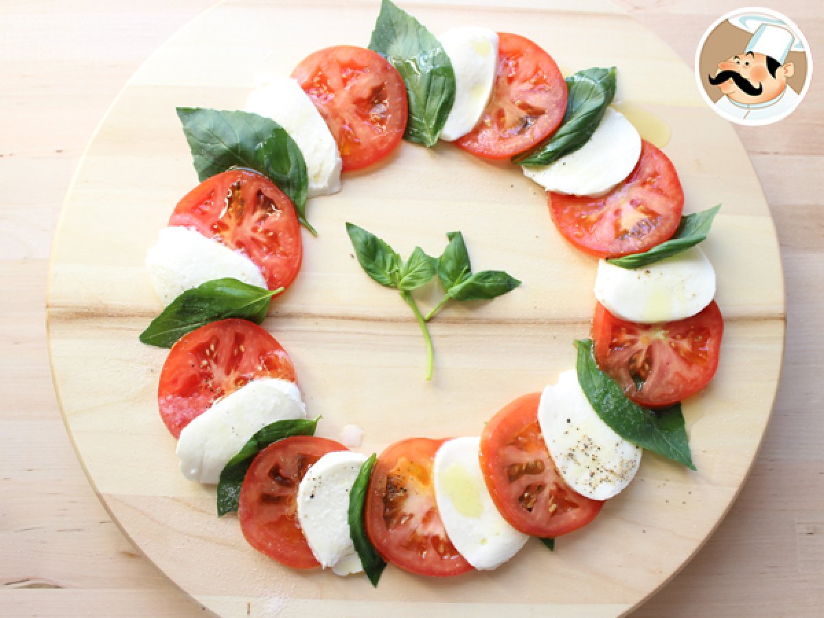 Receta de ensalada caprese fresca italiana fácil