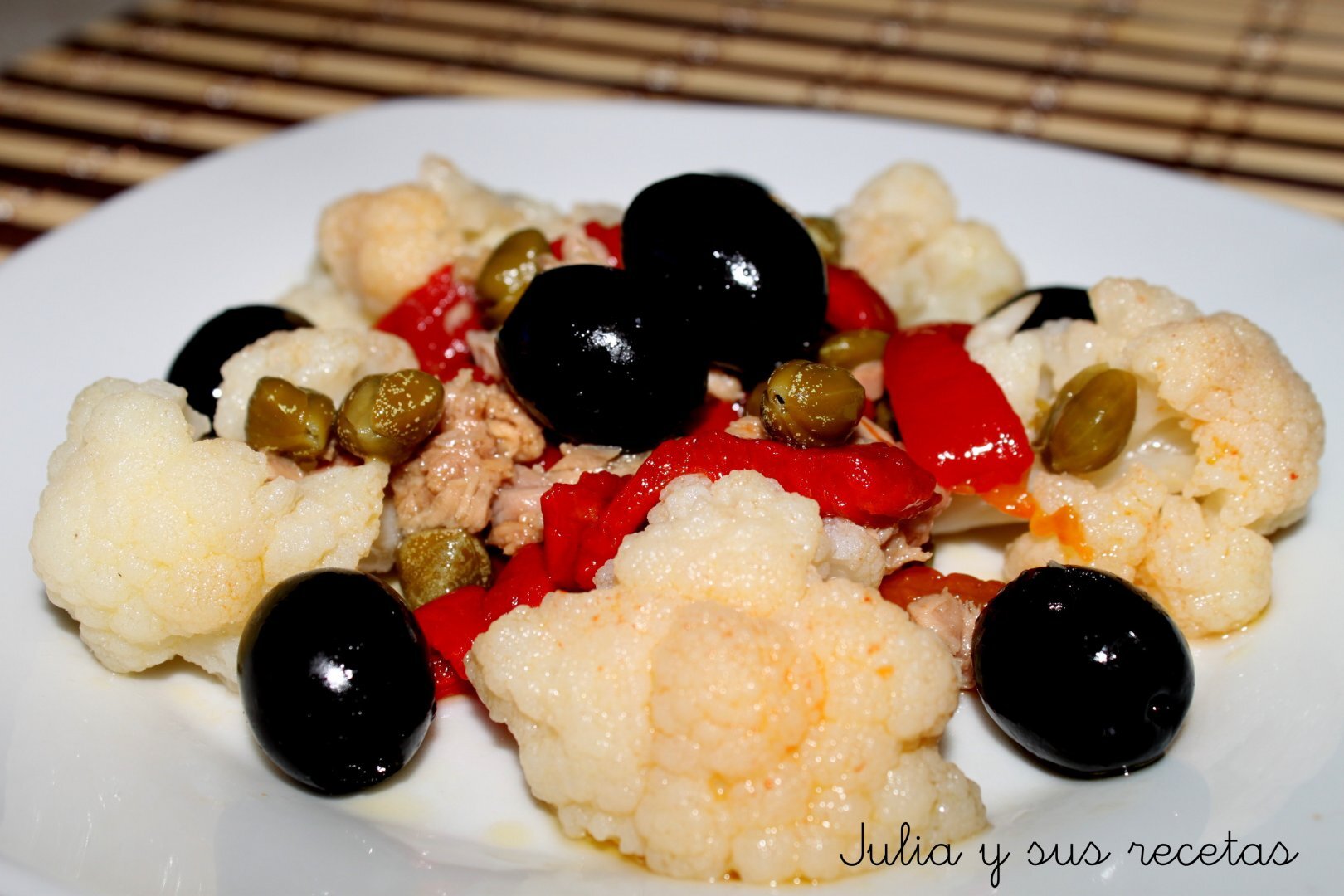 Receta de ensalada de coliflor fácil y saludable
