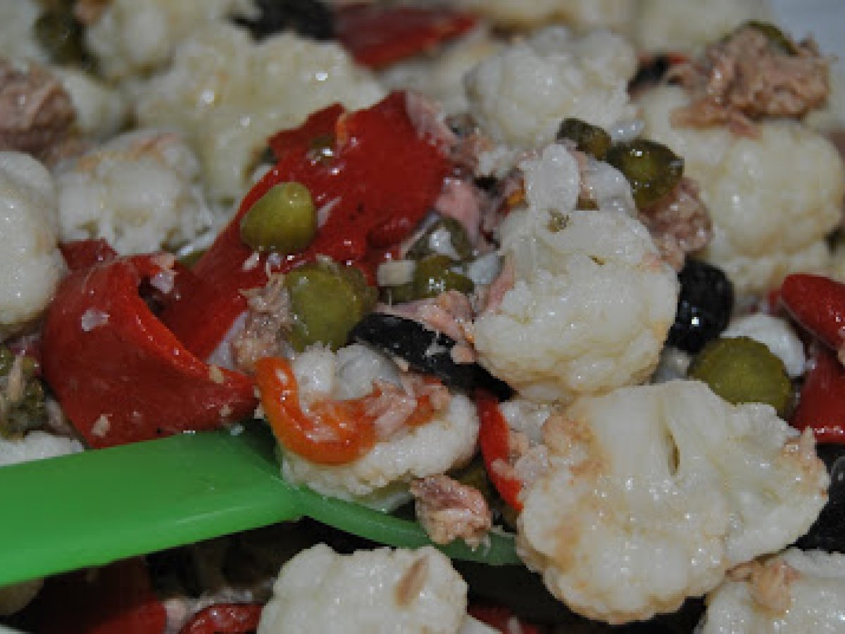 Receta de ensalada de coliflor