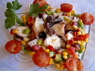Ensalada de pulpo - Receta Petitchef