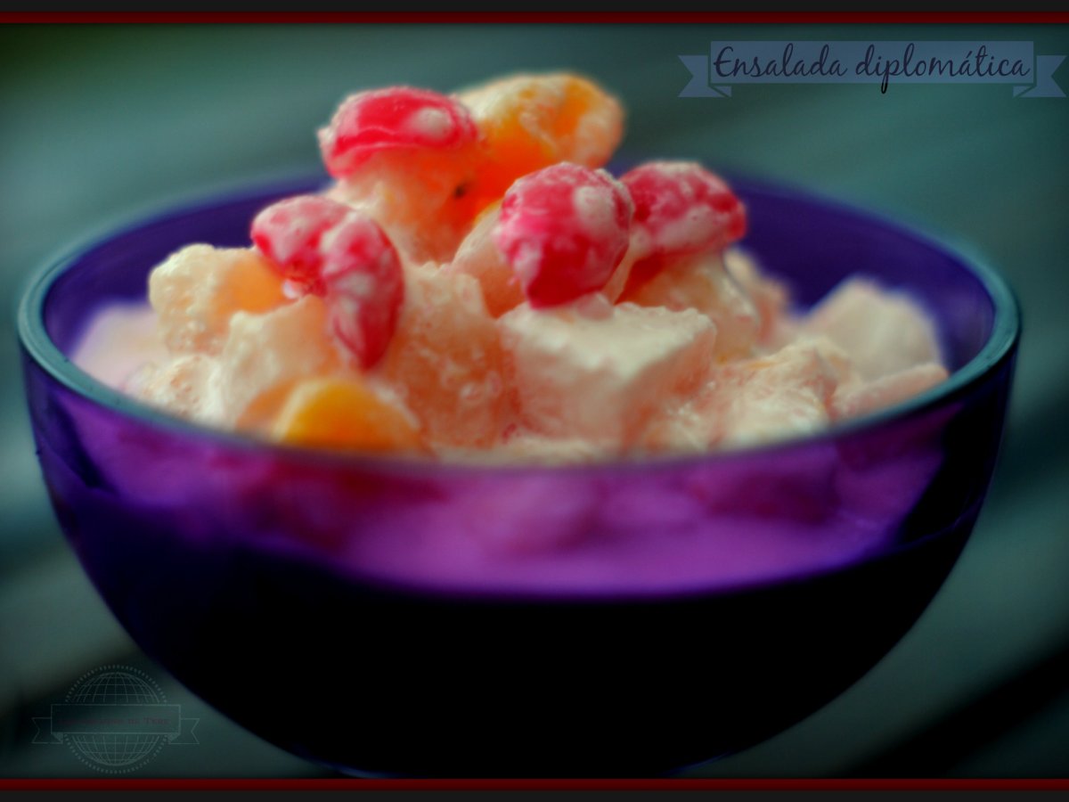 Ensalada diplomática receta fácil y saludable
