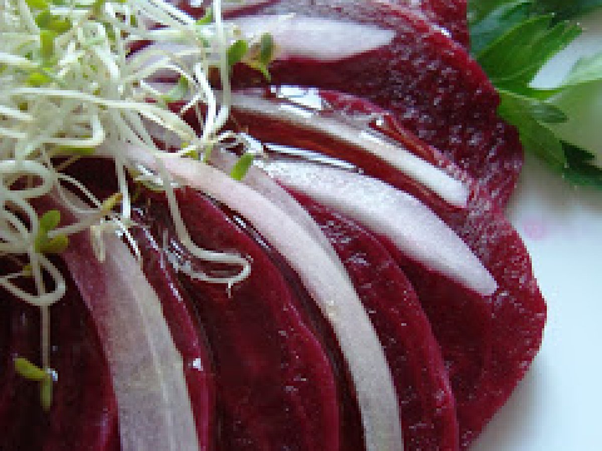 Receta fácil de ensalada de betabel