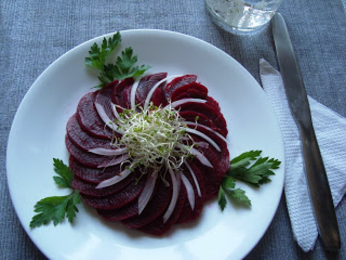 Receta fácil de ensalada de betabel