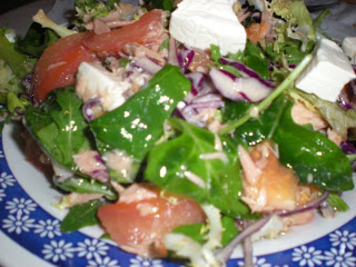 Ensalada fresca con melva - Receta Petitchef