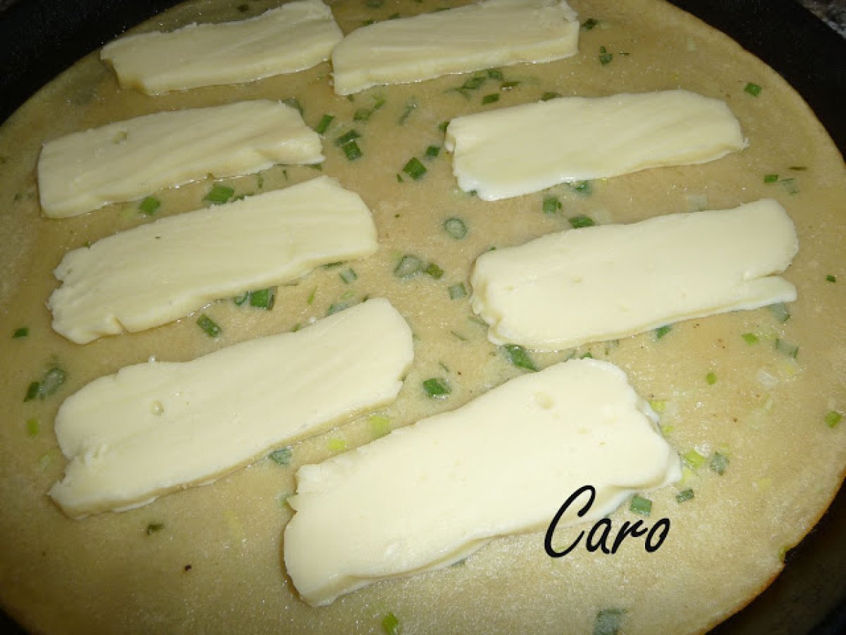 Receta de fainá rellena