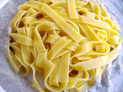 Fetuccini en salsa funghi