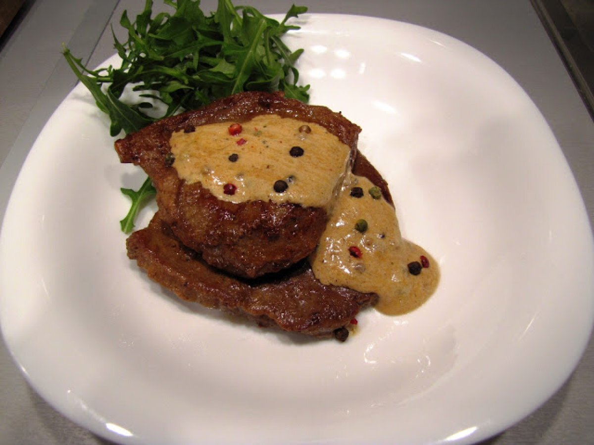 Filetes de carne a la pimienta - Receta Petitchef