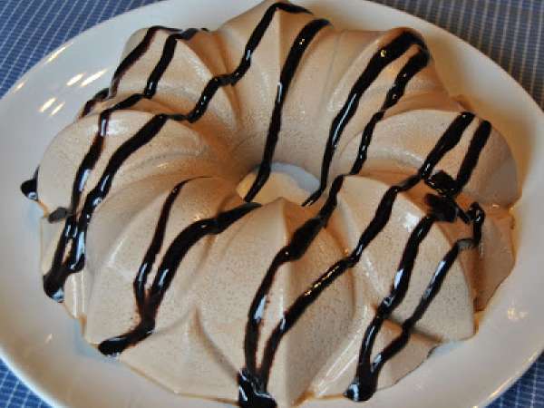 Receta de flan de café frío