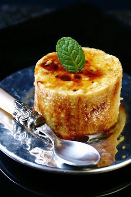 Flan de canela, coco y mango con miel - Receta Petitchef