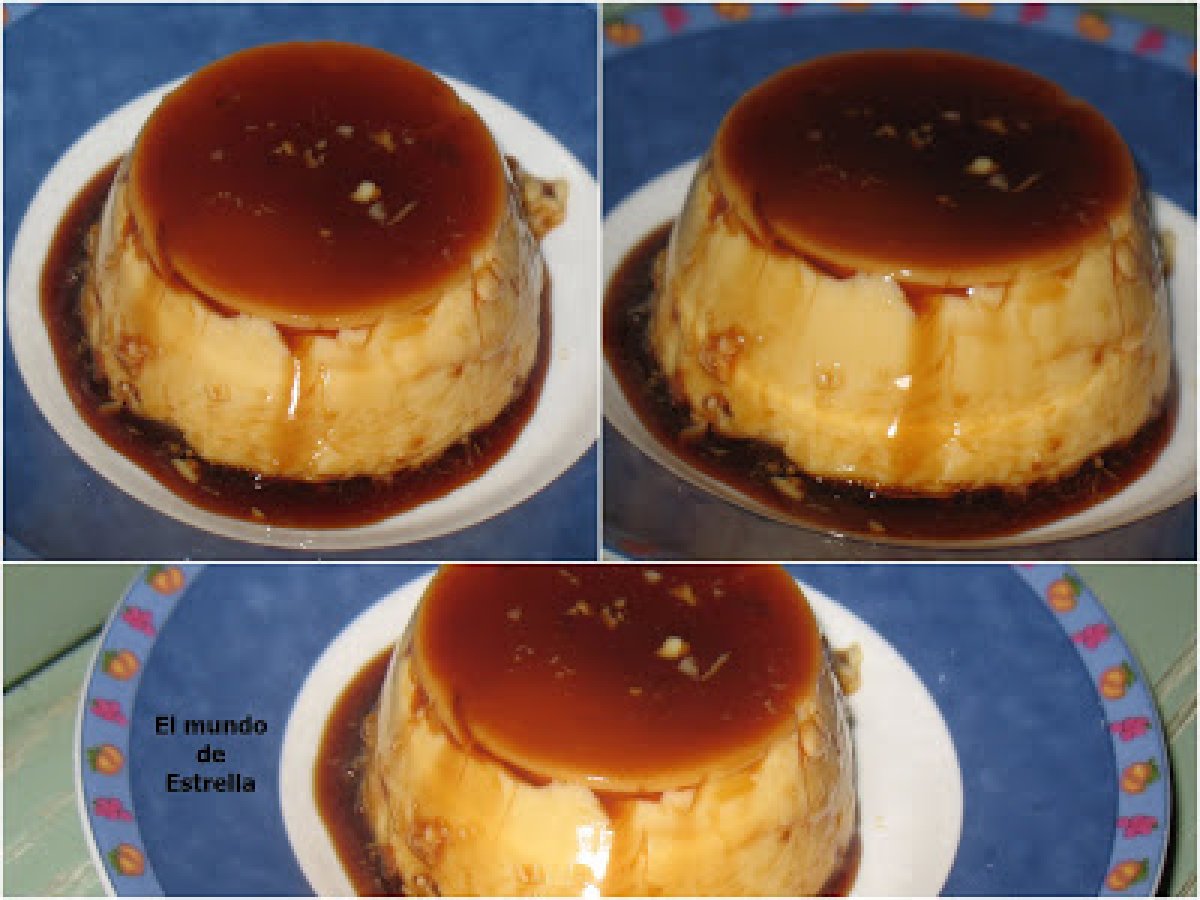 Receta de flan de huevo individuales fácil y delicioso