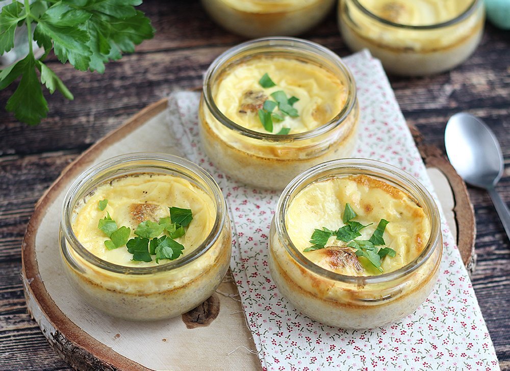 Receta de flan salado de atún