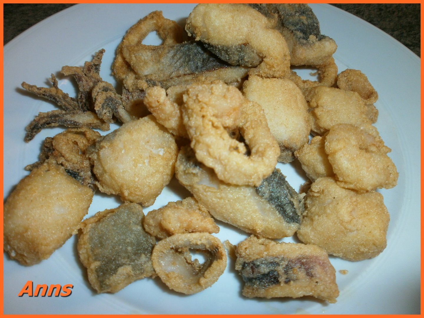 Fritura de pescado y marisco - Receta Petitchef