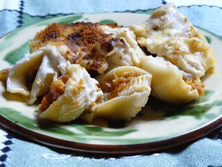 Receta de galets farcits