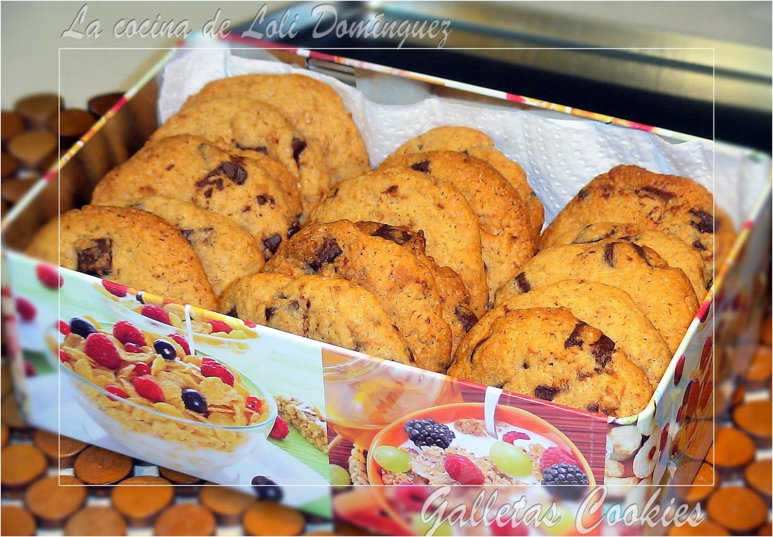 Receta de galletas cookies fáciles y deliciosas