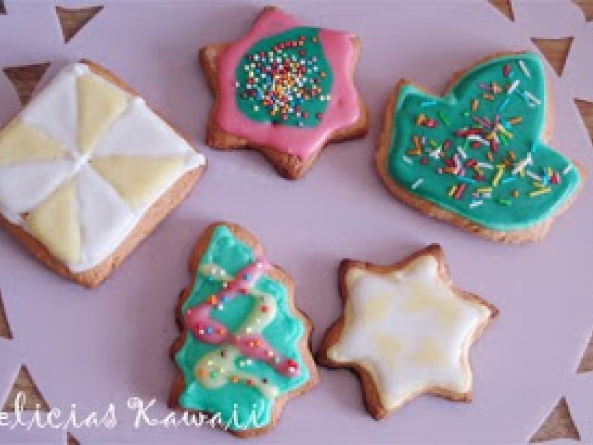 Galletas decoradas: probando diseños - Receta Petitchef