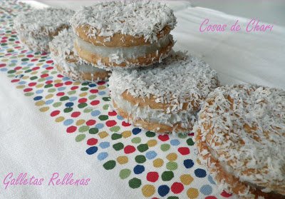 Receta de galletas rellenas