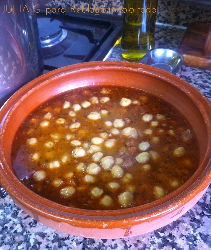 Receta de garbanzas de tenerife, fácil y saludable