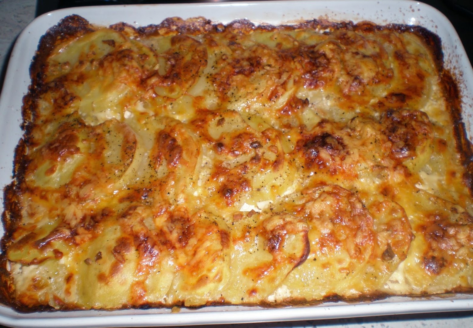 Receta de gratén de patatas