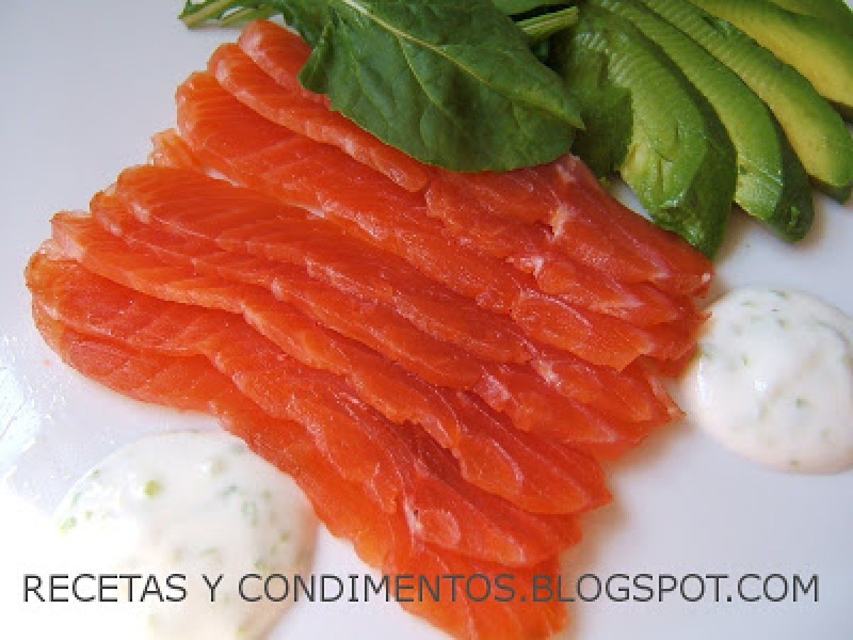 Receta de gravadlax - salmón curado
