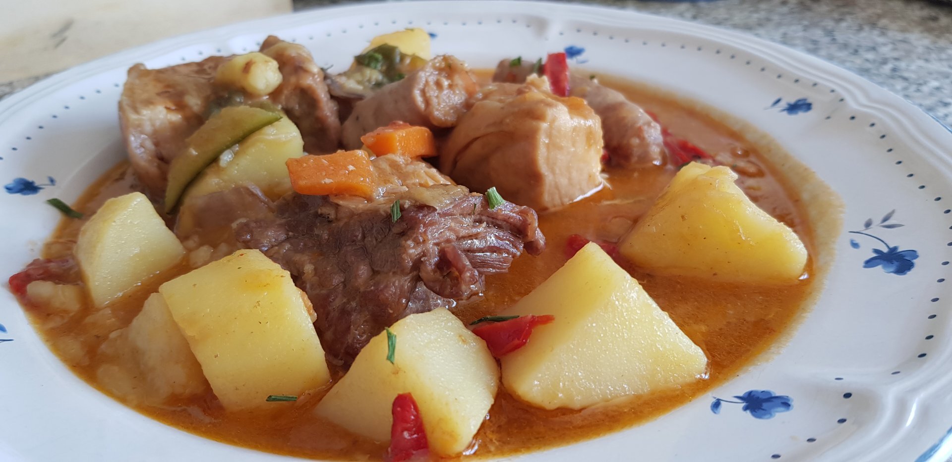 Receta de guiso con todo