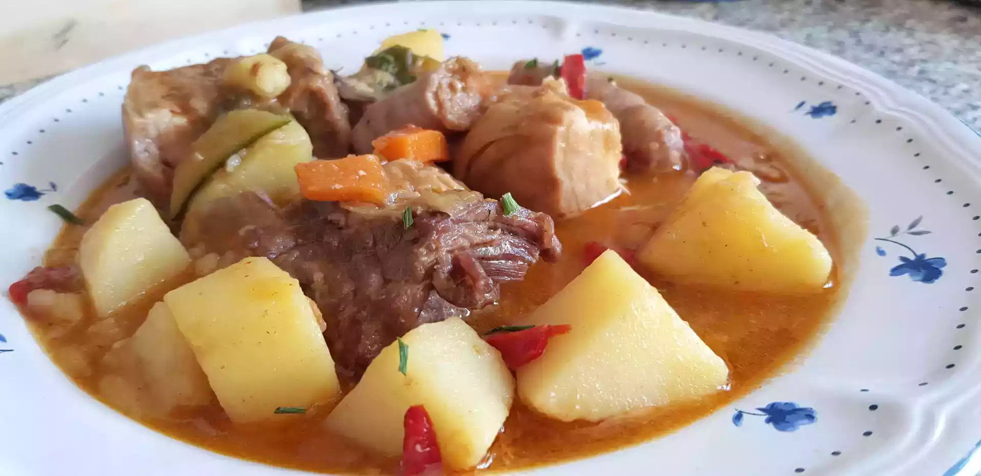Receta de guiso con todo