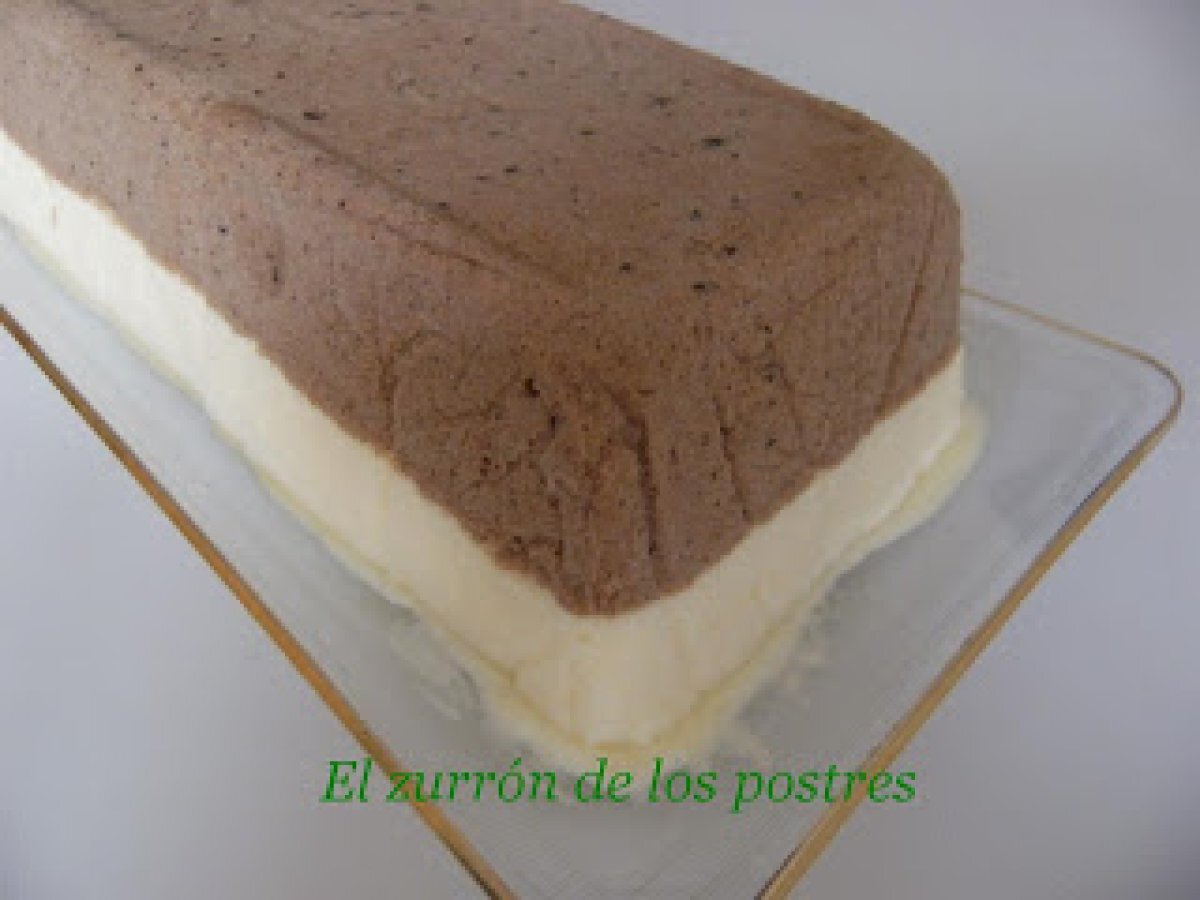 Receta de helado corte bicolor fácil y delicioso