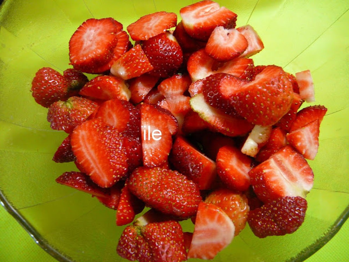 Receta de helado de frutilla a la crema