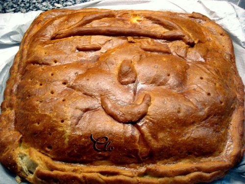 Receta de hornazo de salamanca en lunes de aguas