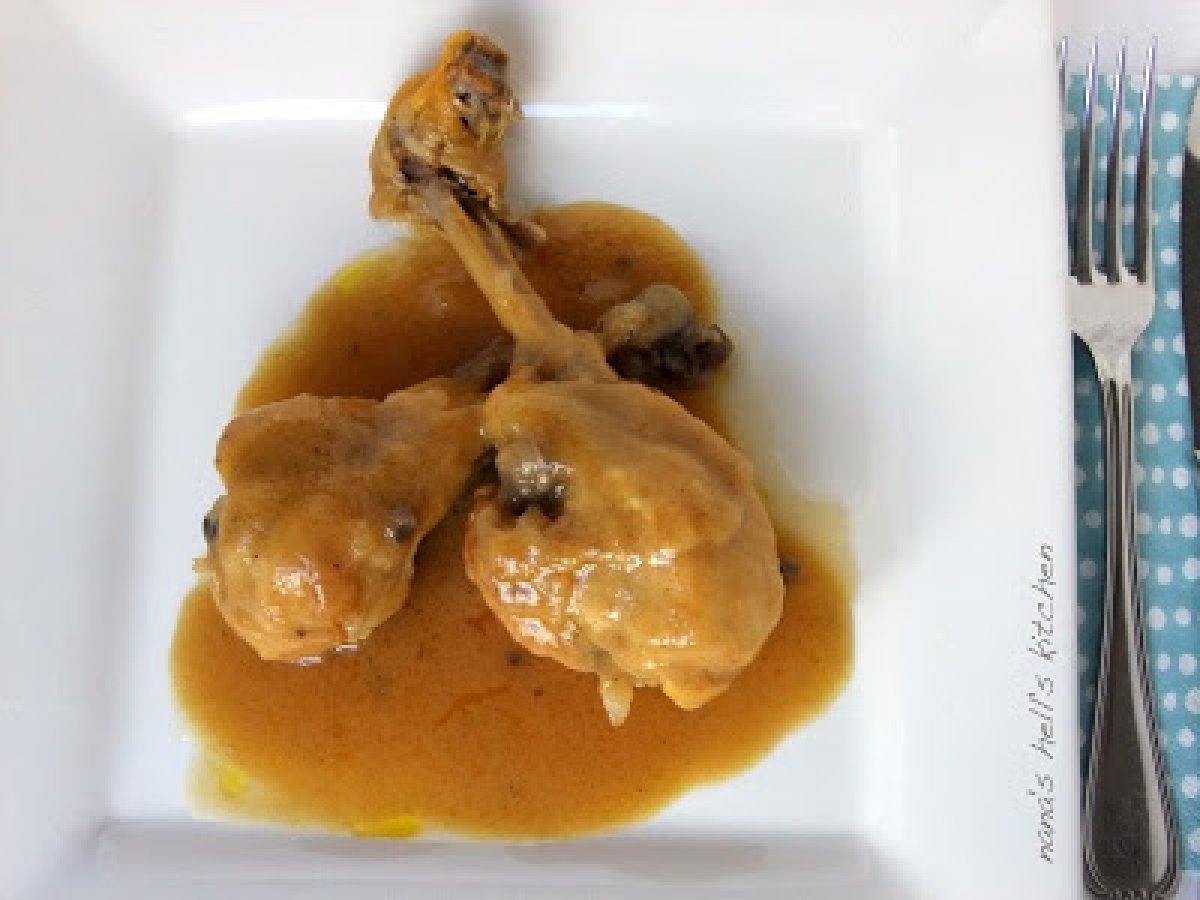 Jamoncitos de pollo con naranja y limón - Receta Petitchef