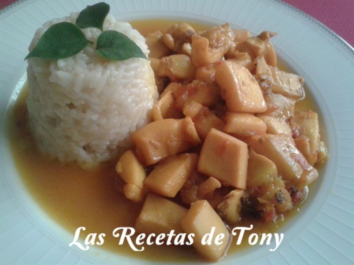 Jibia en salsa a la marinera: receta fácil y deliciosa