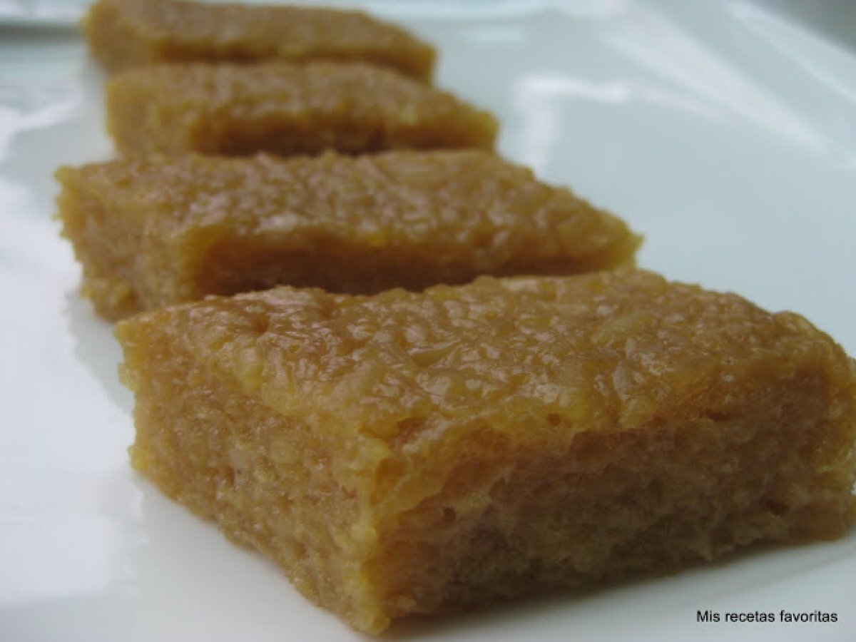 Kuih wajek, pastelillos de arroz glutinoso - Receta Petitchef